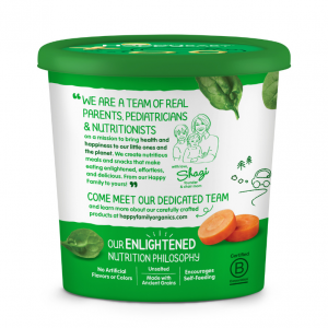 Happy Baby Organic Snackers – Creamy Spinach & Carrot 42.5g/pc ( 6pcs ...